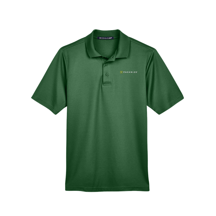 Devon & Jones CrownLux Performance™ Men's Plaited Polo
