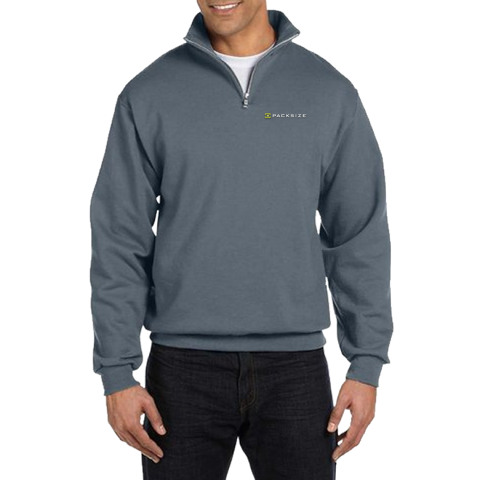 Jerzees Adult NuBlend® Quarter-Zip Cadet Collar Sweatshirt